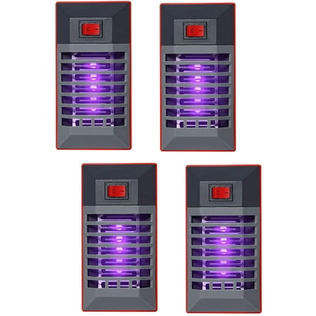 4Pack Indoor Outdoor Plug-in Mosquito Trap Electronic Bug Zapper with ...