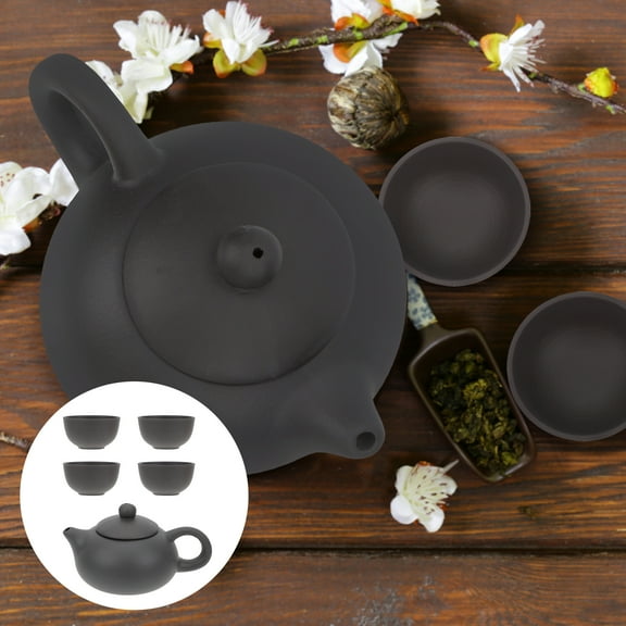 Addison Dusty Blue Floral Tea for One Set - Walmart.com
