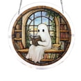 Cute Halloween Ghost Acrylic Puzzle Hanging Ornament, Shatterproof ...