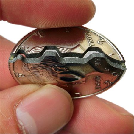 Magic Coins & Paper Money Bite Restored Illusion Coin for Magic Show ...