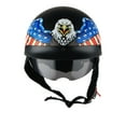 1Storm Motorcycle Half Face Helmet Mopeds Scooter Pilot with ...