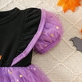 CAIVO Toddler Girls Short Sleeve Halloween Cartoon Cartoon Prints Dress ...