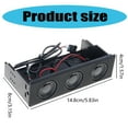 Oasiva Front Panel Media Dashboard PC Speaker Stereo Surround Computer ...