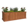Greenstone Robusto Rectangular Cedar Planter - Walmart.com