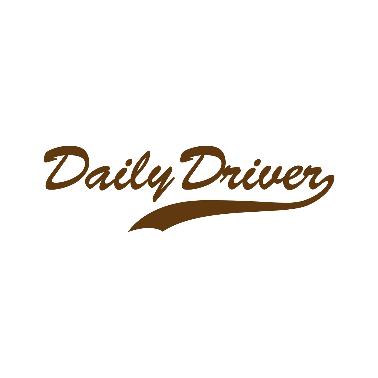 Daily Driven Sticker Decal Die Cut - Self Adhesive Vinyl - Weatherproof ...