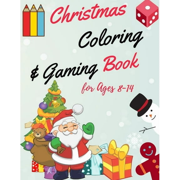 Mega Christmas Activity Book : Mazes, Dot to Dot Puzzles, Word Search ...