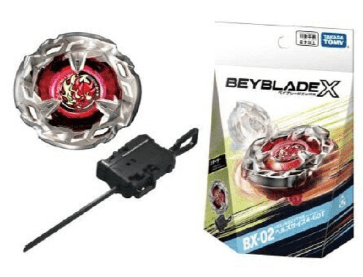 Takara Tomy Beyblade X BX-02 Starter Hells Scythe 4-60T - Walmart.com