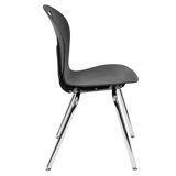 Black Student Stack Chair 18" - Walmart.com