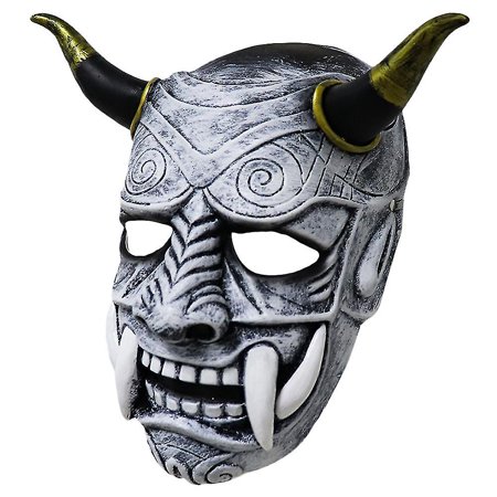 Japanese Hannya Demon Evil Ghost Cosplay Mask Costume Hoax Prop ...