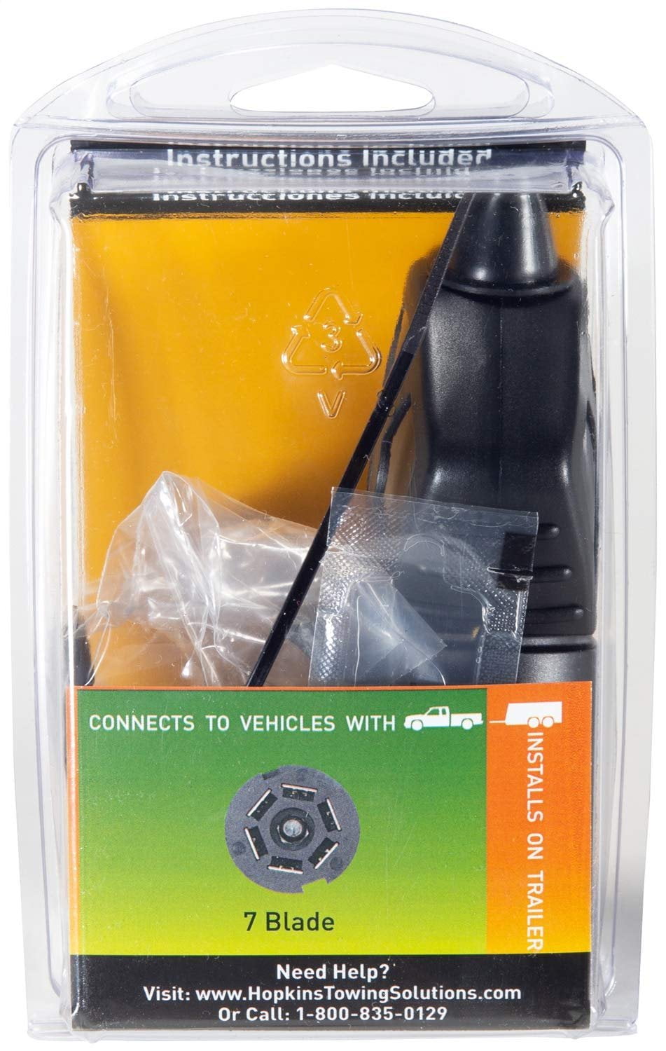 Hopkins 48500 Endurance 7-Way Trailer End Plug - Walmart.com