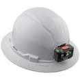 Klein Tools 60406RL Non-Vented Full Brim Hard Hat with Rechargeable ...