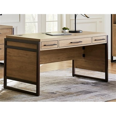 Martin Furniture Credenza Wood Office Desk Writing Table Storage Desk ...