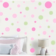 3 Purple Violet Lilac Lavender Polka Dot Wall Decals Room Decor ...