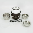 Electric Lunch Box,3 Layers 2L Portable Electric Heating Bento Lunch ...
