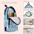 ALAZA Cute Rabbit on Rainbow Pencil Case Pen Pouch Stationery Organizer ...