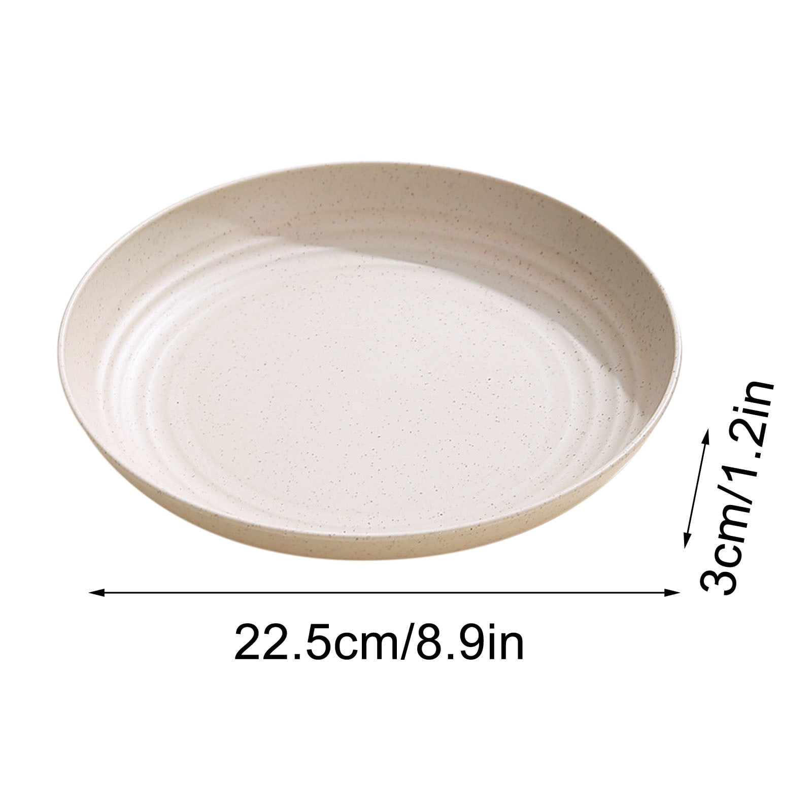 Click here for Dvruxg Wheat Straw Plates  Unbreakable Deep Dinner... prices
