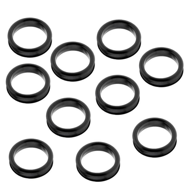 de 10 insertos para s para tijeras de peluquería, medidor de goma suave ...