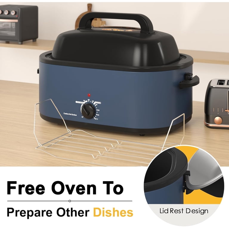 Large Electric Roaster With Lid Amazon.com: 22 Quart Electric Roaster