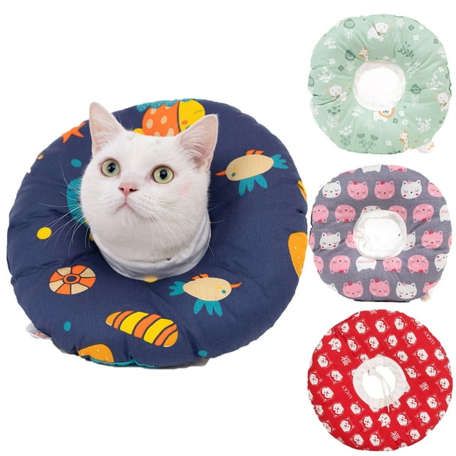 Bobasndm Cat Cone Shaped Cat Recovery Collar for Cat Wound Healing ...