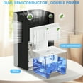 DARZU Dehumidifier for Room Basement Bathroom 95 OZ Water Tank Auto ...