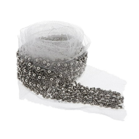 Beading Mesh Fabric Crafts Edge Ribbon DIY Embellishment White ...