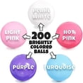 Click N' Play Plastic Balls for Ball Pit, Phthalate & BPA Free, Crush ...