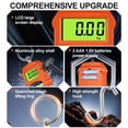 Digital Hanging Scale LCD Handheld 300Kg/0.05kgCrane Scales Alloy Shell ...