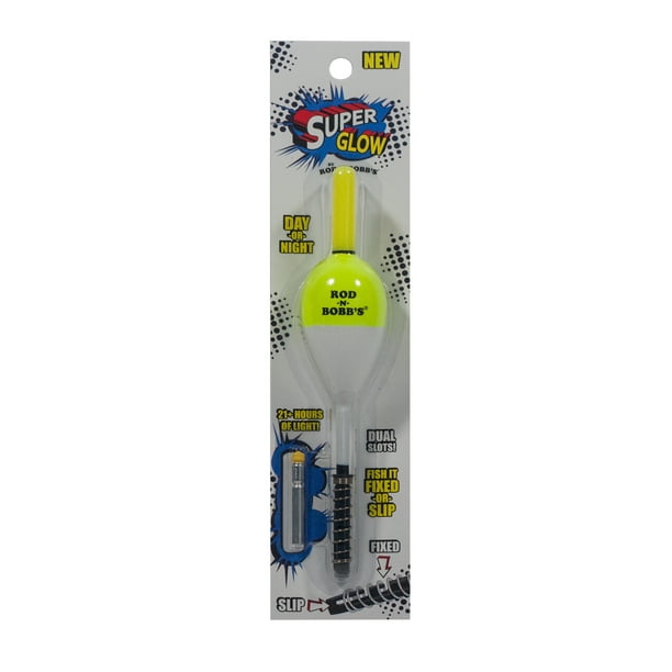 Rod-N-Bobb's Super Glow Lighted Bobber - Extra Large Yellow - Walmart.com