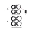 2Pcs Figure 8 Weight Lifting Straps For Pull-ups Horizontal Bar ...