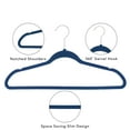 Better Homes & Gardens Velvet Clothing Hangers, 30 Pack, Blue, Non-Slip ... Better Homes & Gardens Velvet Clothing Hangers, 30 Pack, Blue, Non-Slip ...
