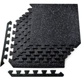 FlooringInc Premium 8mm Thick Rubber Gym Flooring & Equipment Mats, 4ft ...