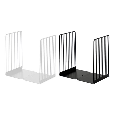 2 Pair Bookends Book Stopper For Stationery Magazine File Papers ...
