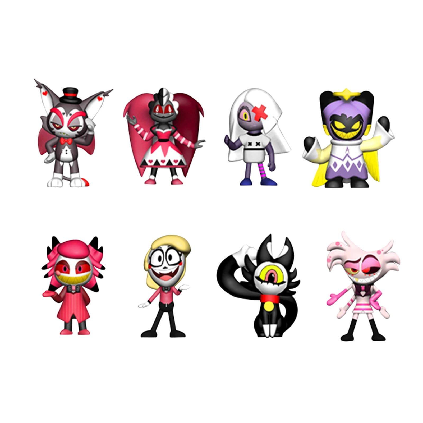 KEVCHE 8 Piezas Hazbin Hotel Figura Juguetes, Figuras de Hazbin Hotel ...