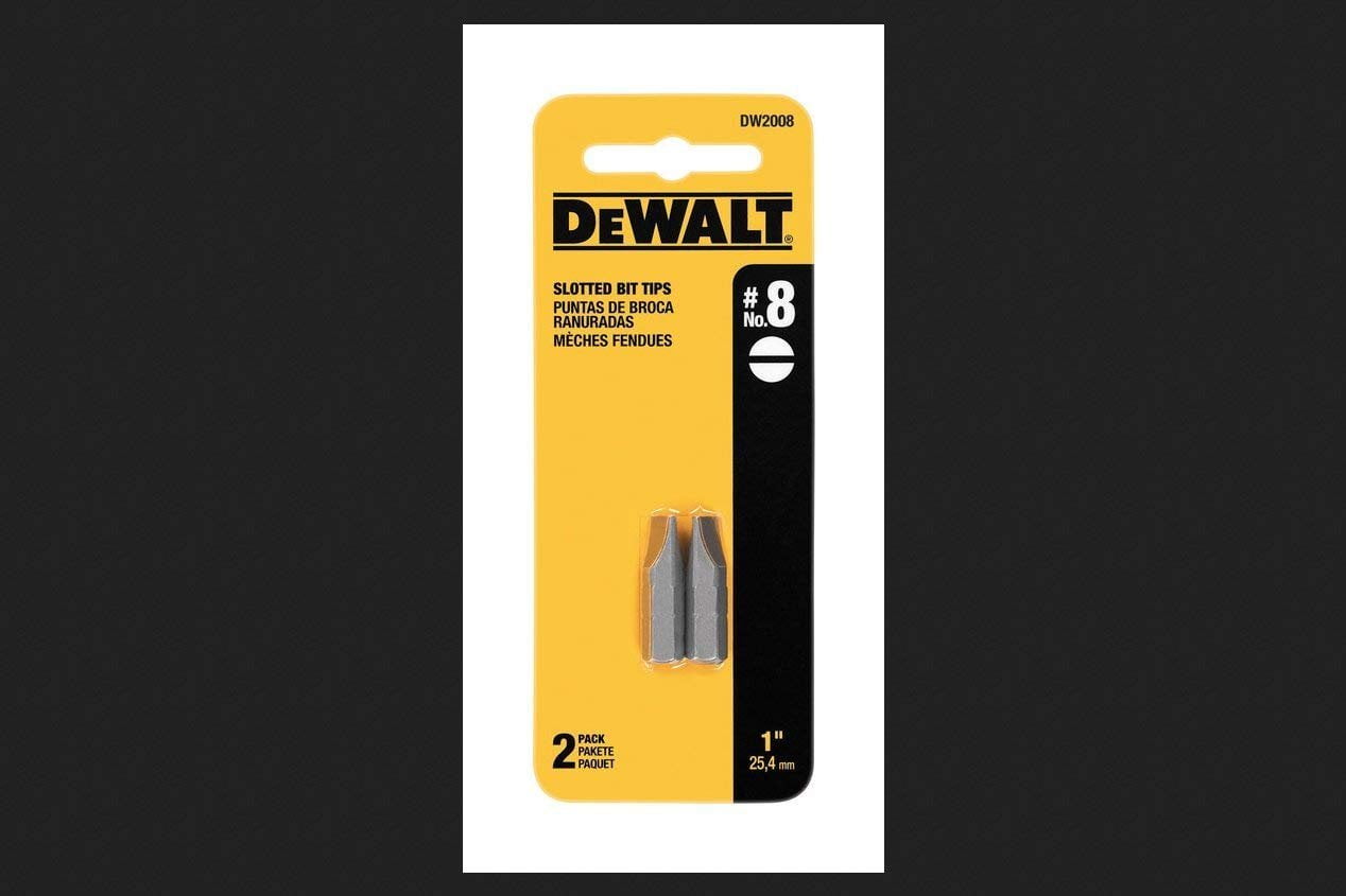 Dw2008 Slotted Bit #8 2Cd - Walmart.com - Walmart.com