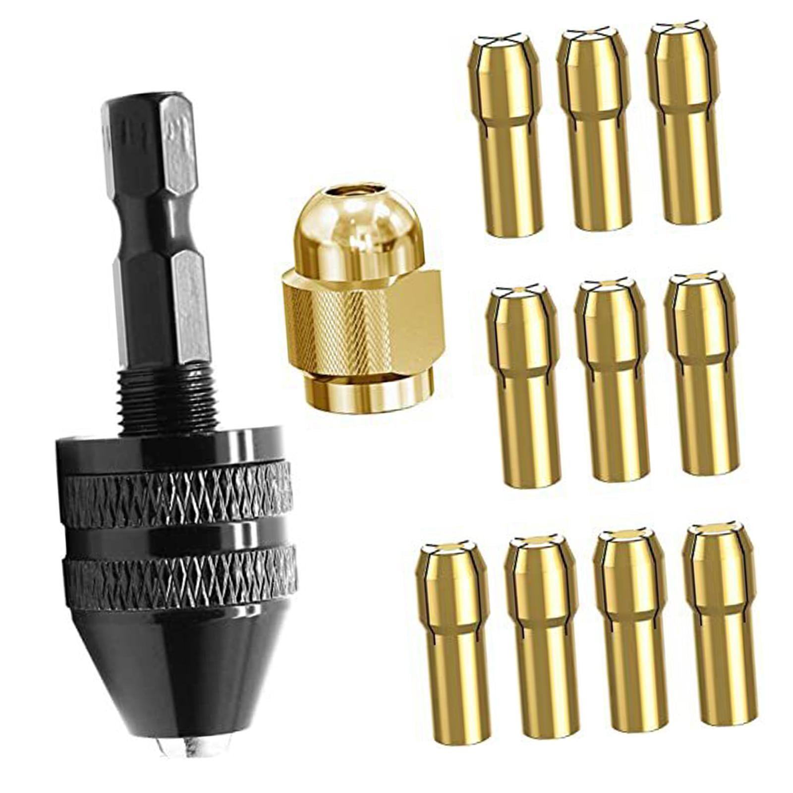 12x drill bit Adapter Drill Chuck, Quick Change Collets, Collet Set ...