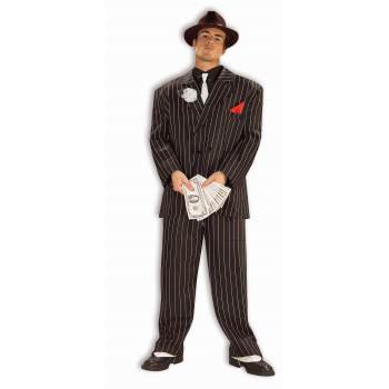 Boo! Inc. Gin Mill Gangster Halloween Costume for Men | Criminal ...