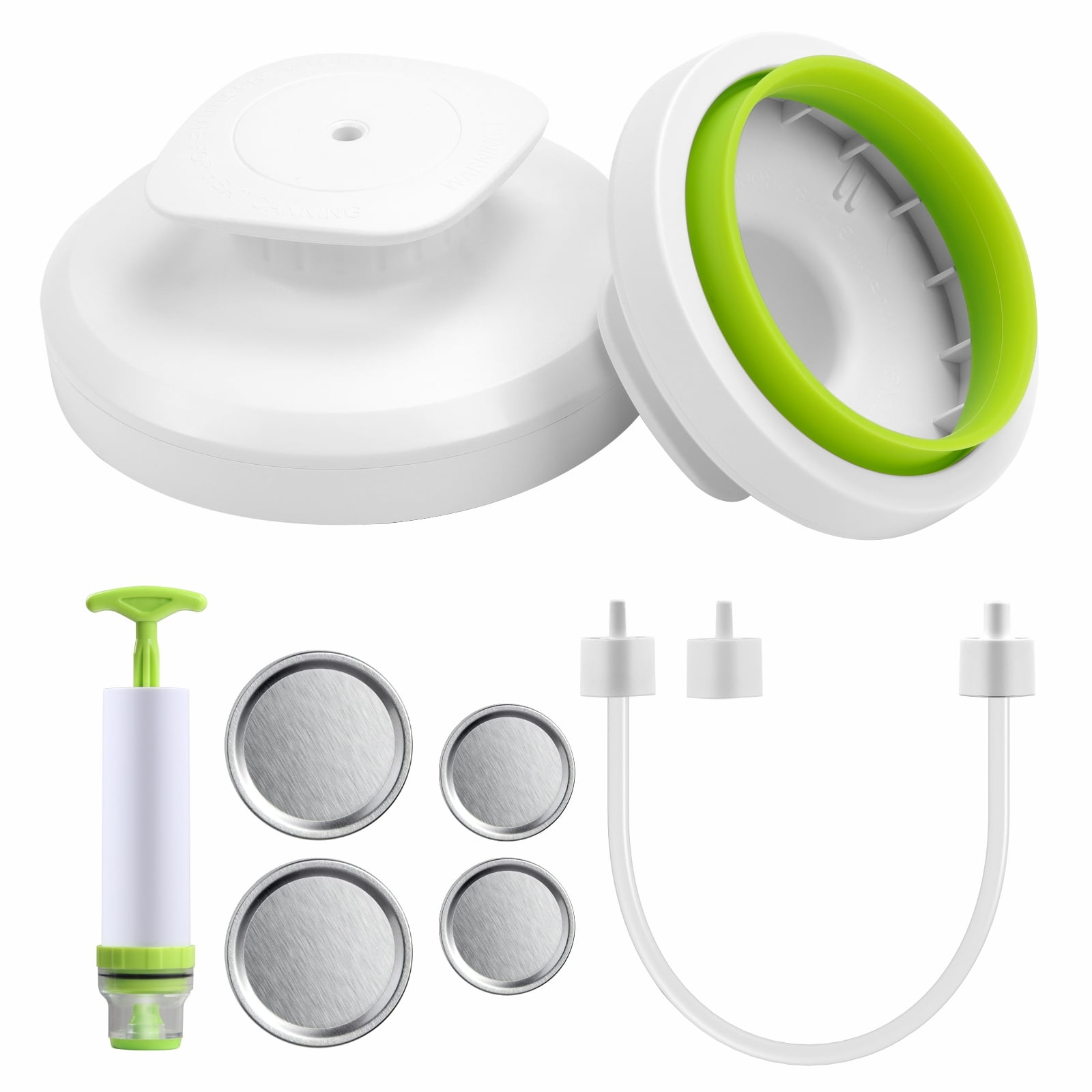 Mason Jar Sealer Vacuum Kit With Manual Vacuum Pump Jar Sealer With 2