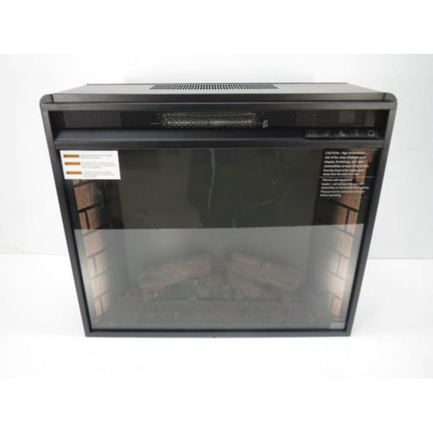 SEI 23" Wide Electric Fireplace Firebox Insert with Remote FA512300TX ...
