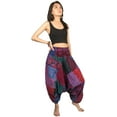 Tribe Azure 100 Cotton Casual Pants Patchwork Comfortable Baggy Yoga