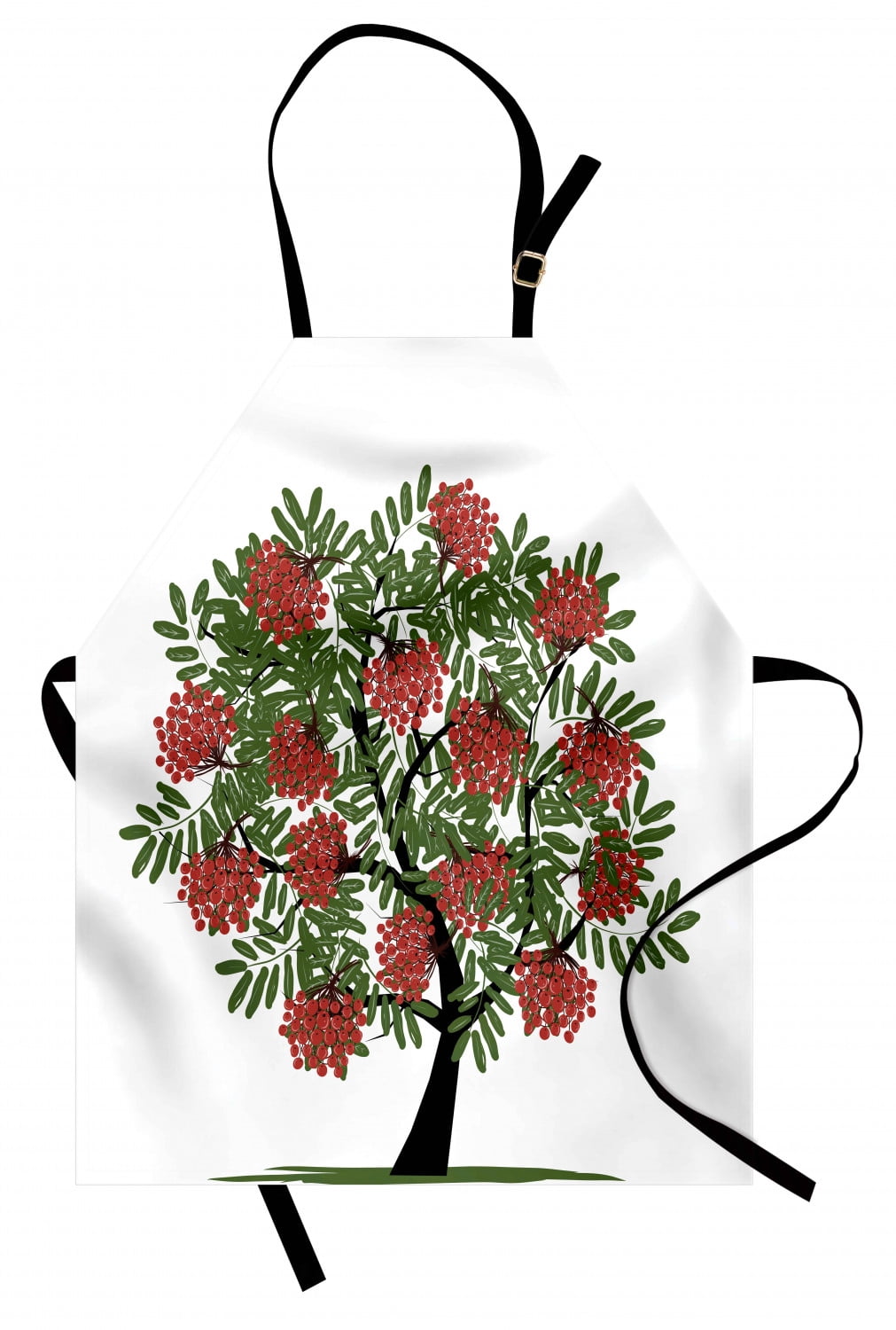 Rowan Apron Rowan Tree Full of Fruits Fresh Organic Ecology Themed ...