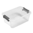 Sterilite 16 Qt. Stacker Box Plastic, Flat Gray - Walmart.com