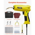 VEVOR Plastic Welding Kit, 220W Plastic Welder Gun with 1200PCS Hot ...