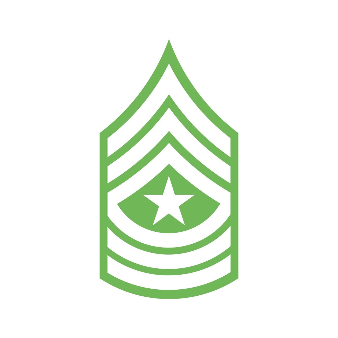 E-9 Sergeant Major Rank Sticker Decal Die Cut - Self Adhesive Vinyl ...