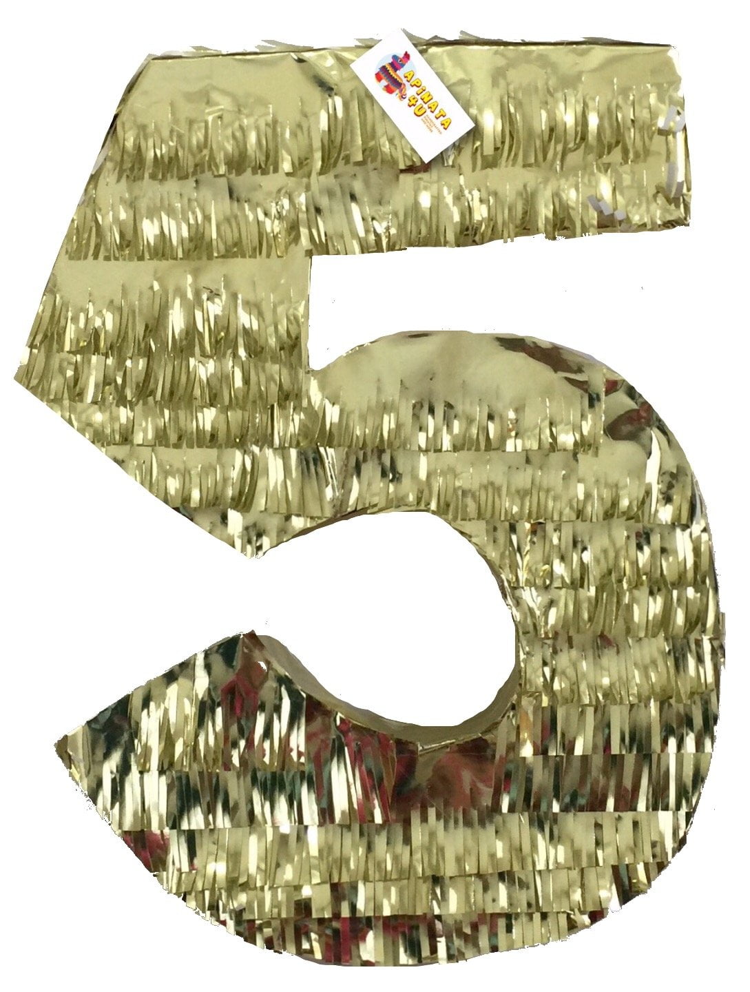Colorful Number 5 Pinata