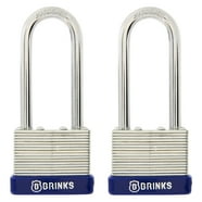 TopzoneÂ® 25mm 1" inch Small Mini Solid Brass Padlock with 2 Keys (Pack ...