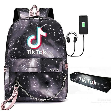 The New Vibrato Tiktok Backpack Male And Female Students Backpack ...