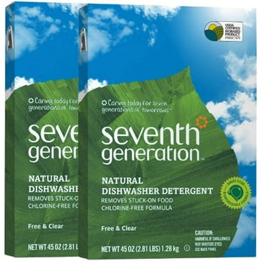 Seventh Generation Dishwasher Detergent - Powder - 45 oz (2.81 lb) - 1 ...