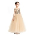 Ekidsbridal Sequins Off the Shoulder Flower Girl Dresses Junior ...
