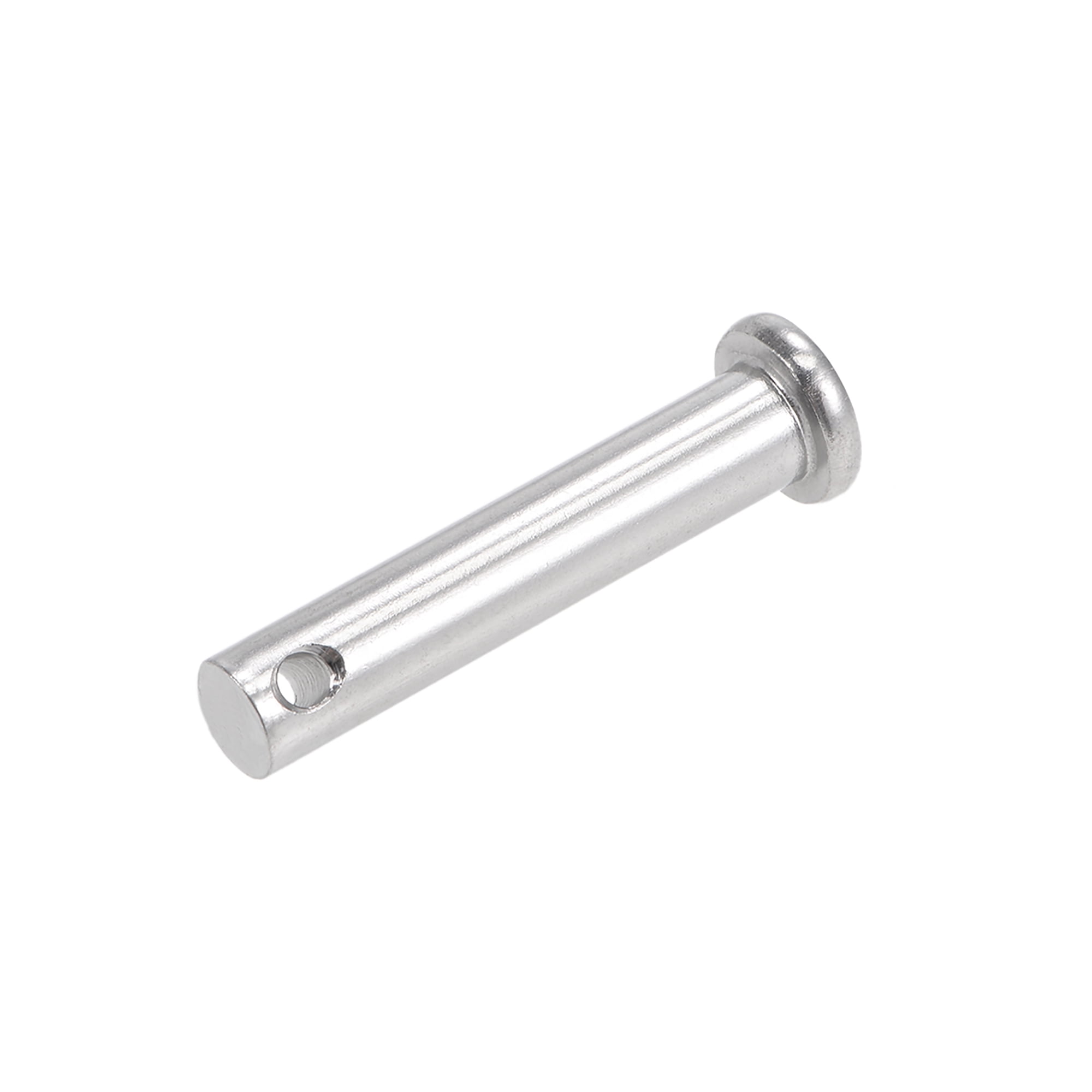 Single Hole Clevis Pins - 8mmx40mm Flat Head 304 Stainless Steel Link ...