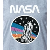 NASA Womens' Distressed Space Fashion Logo Nightgown Sleep Pajama Shirt ...
